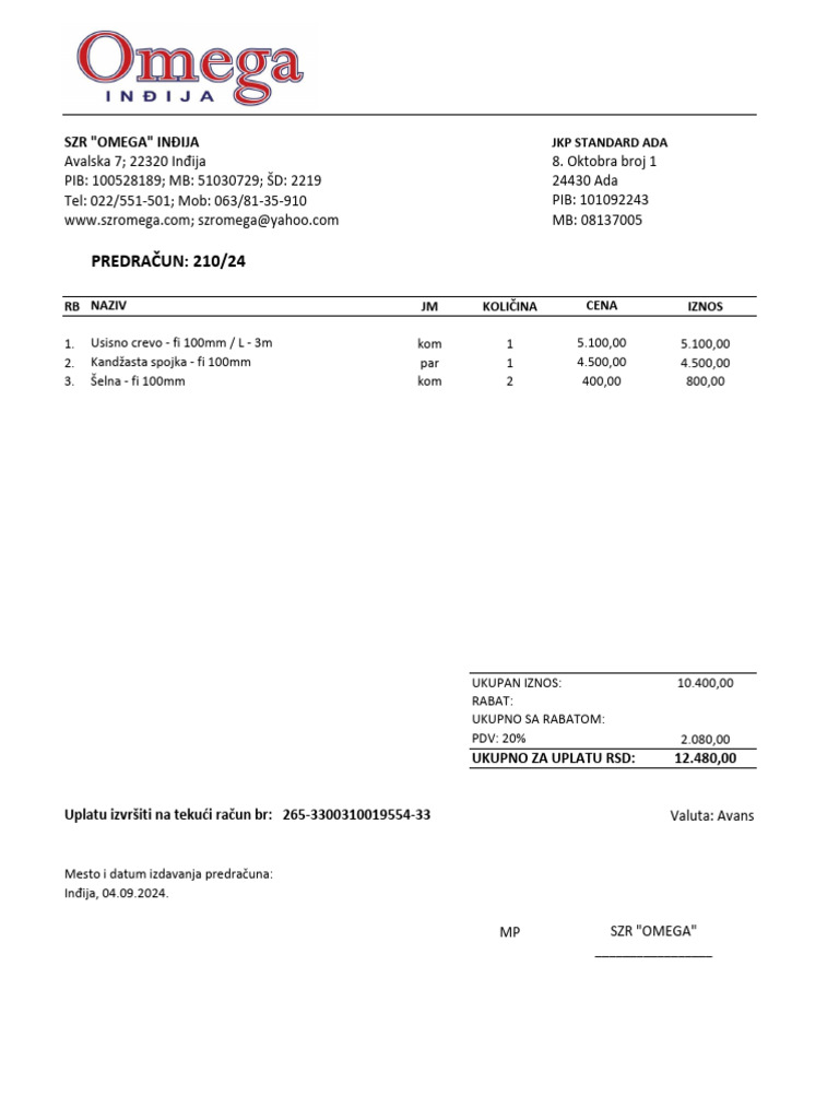 JKP Standard Ada 04.09. | PDF