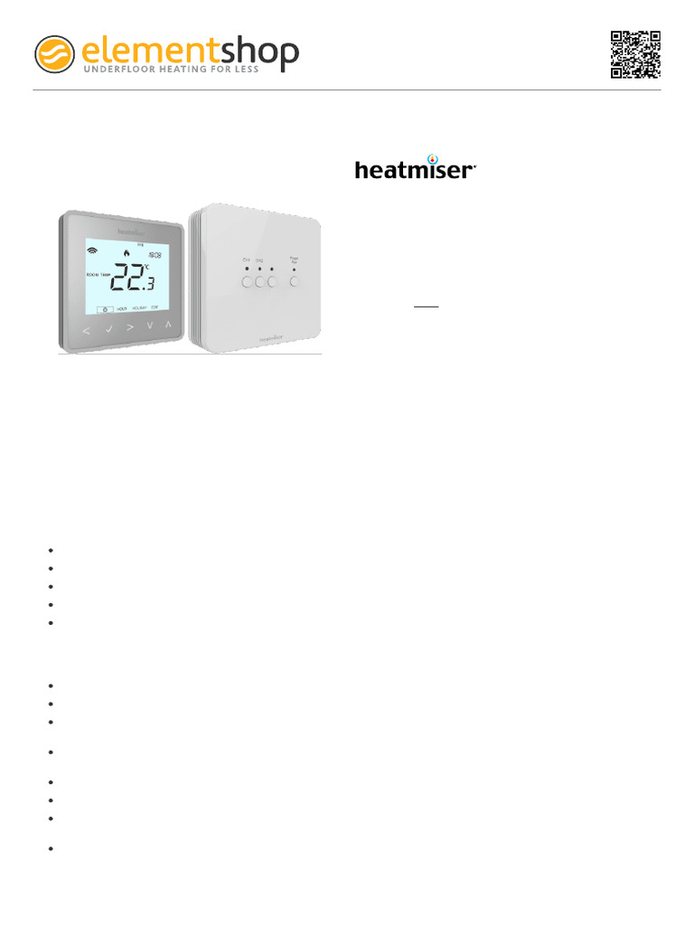 Heatmiser NeoHub Mini OT Kit Combi Boiler OpenTherm WiFi Smart Control ...