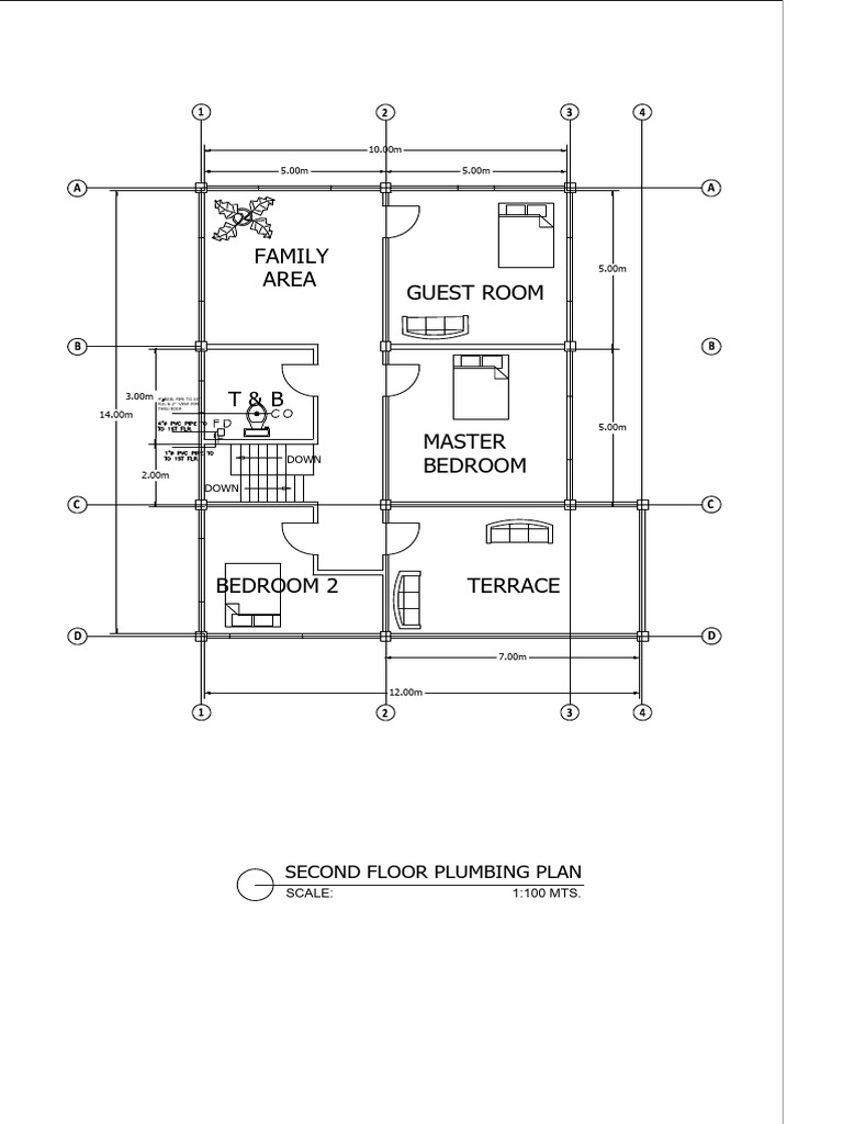 Second Floor Plumbing Layout | PDF