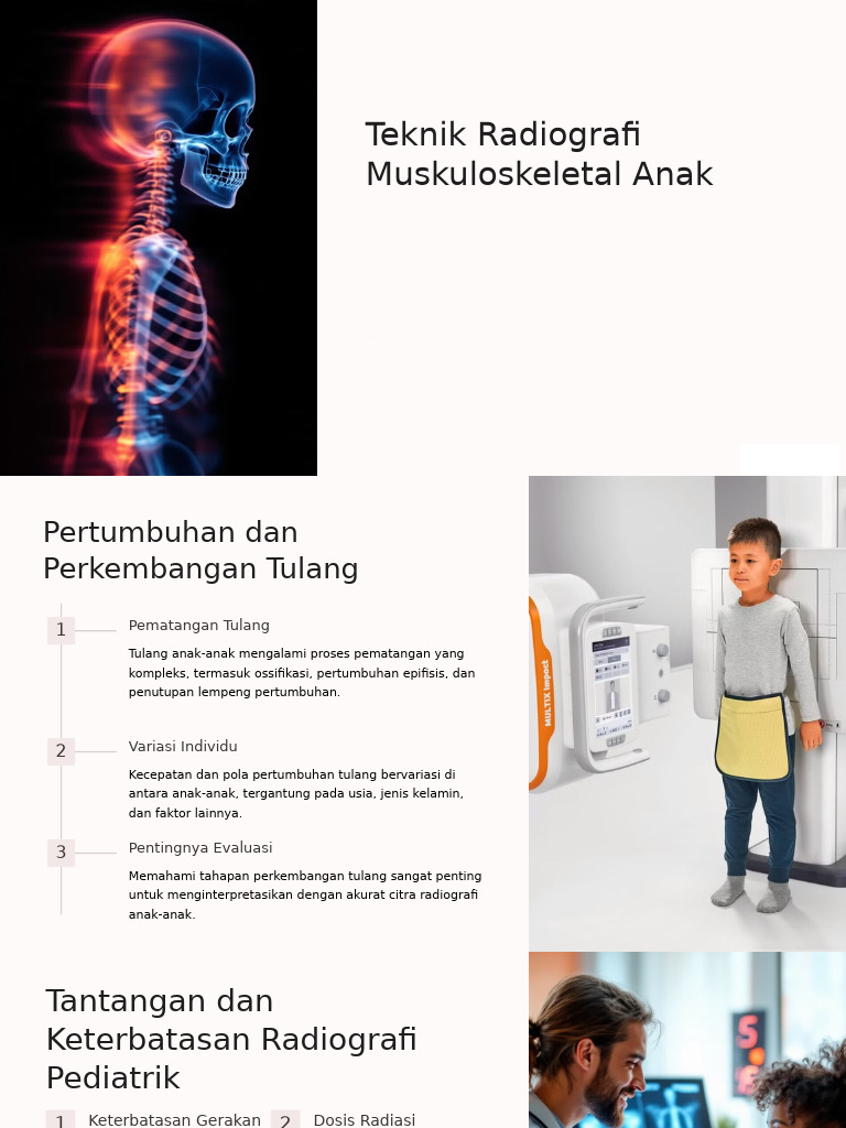 Teknik Radiografi Muskuloskeletal Anak | PDF