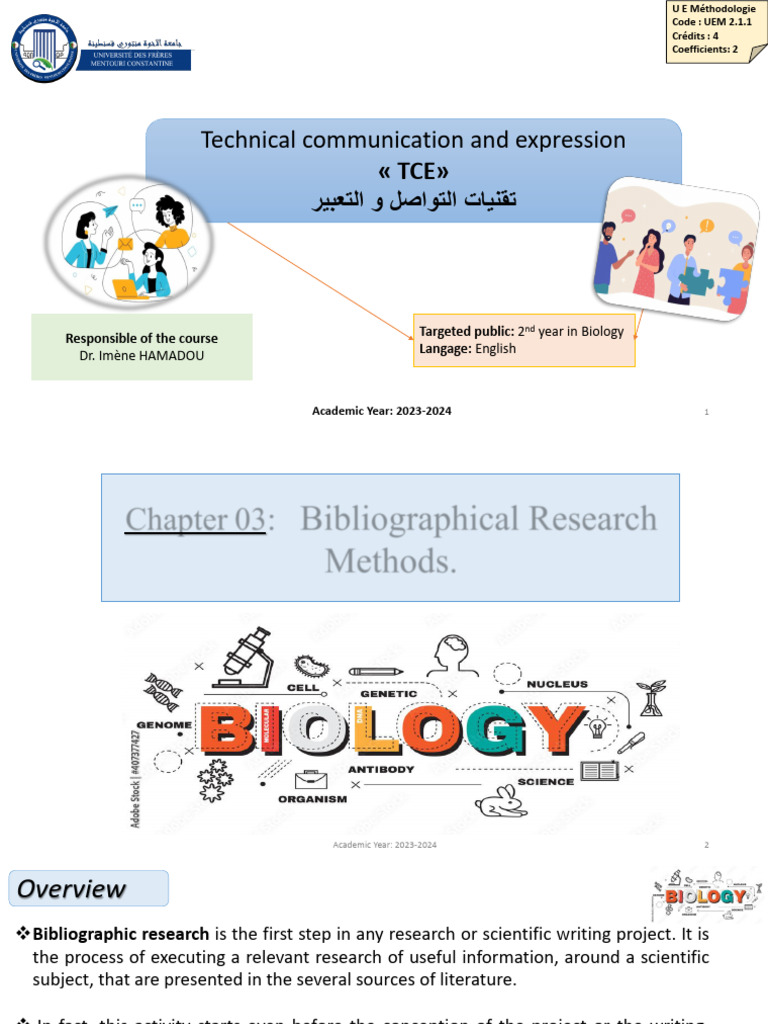 Chapter03 Part01 Bibliographical Research Methods | PDF | Bibliography | Academic Publishing