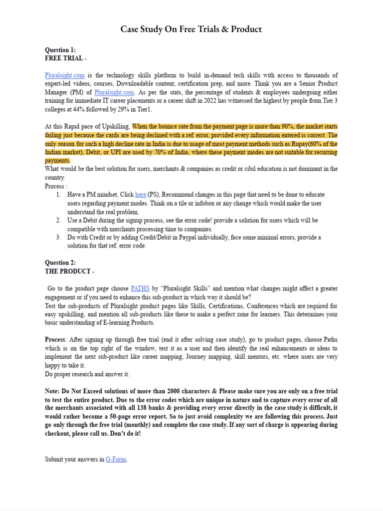 CASE STUDY _HBS | PDF