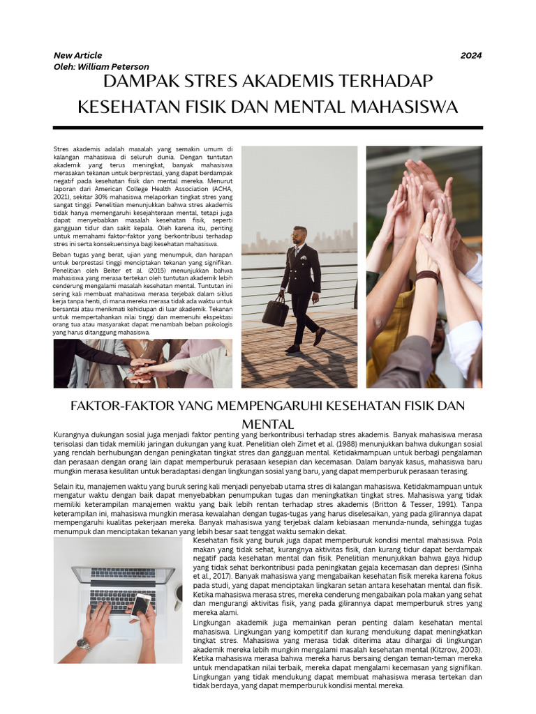Mengatasi Stres Akademis Mahasiswa | PDF