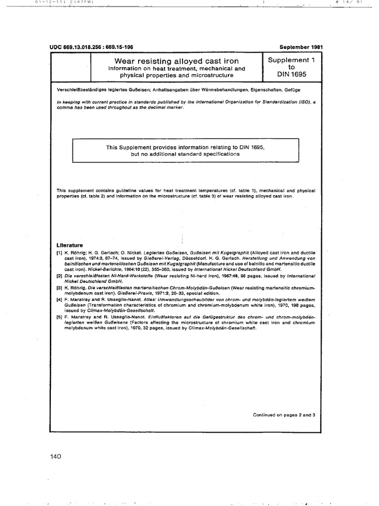 Din 1695 | PDF