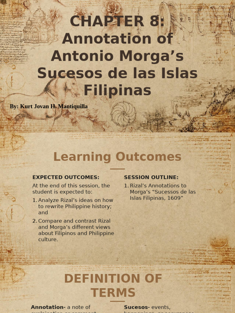Annotation of Antonio Morga Sucesos de Las Islas Filipinas | PDF ...