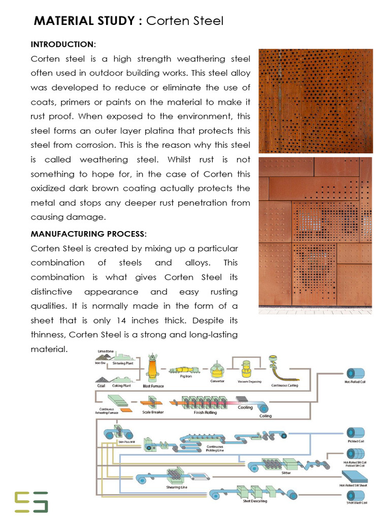 Corten Steel: Properties and Applications | PDF | Rust | Materials