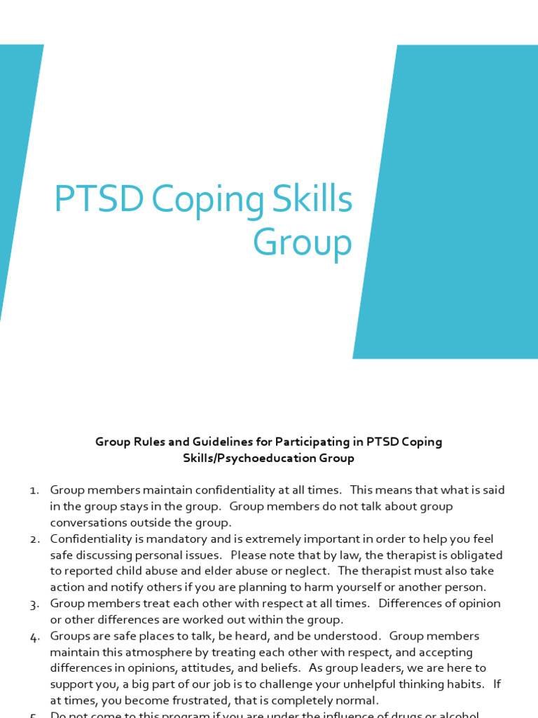 PTSD Psychoeducational Group Slides | PDF | Psychological Trauma ...