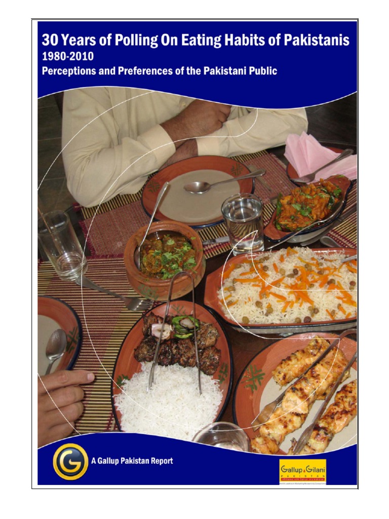 Pakistani Eating Habits Overview | PDF | Lunch | Gallup (Company)
