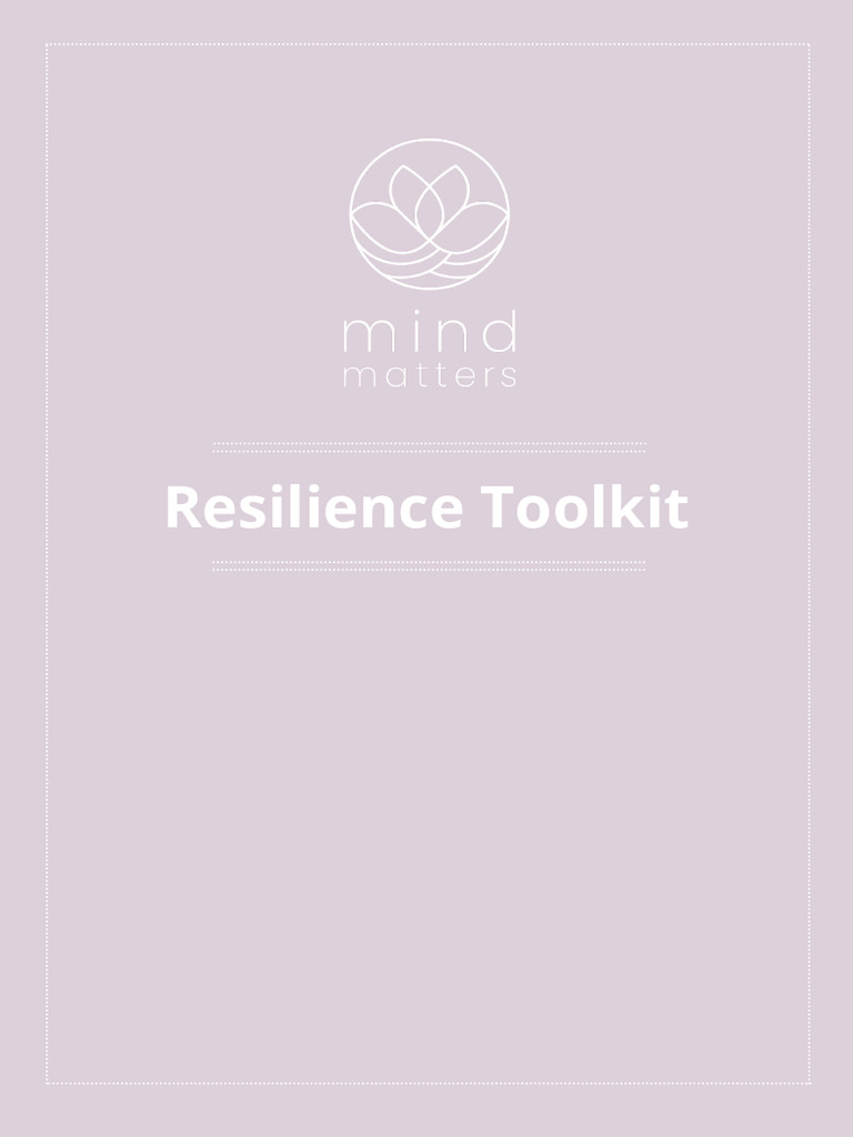 Resilience-Toolkit | PDF | Psychological Resilience | Stress (Biology)