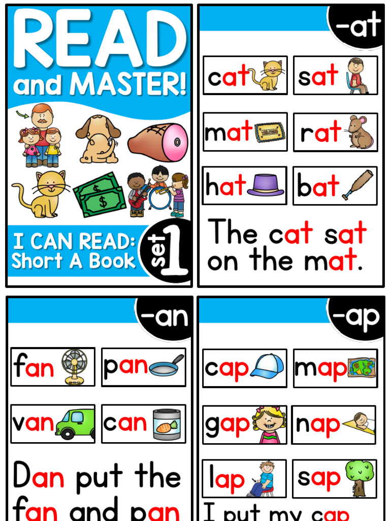 Mastering Short Vowel Sounds: Books 1 & 2 | PDF