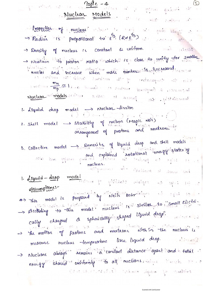 Nuclear Models | PDF