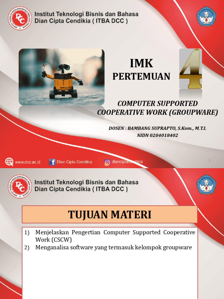 Pengantar CSCW dan Groupware | PDF
