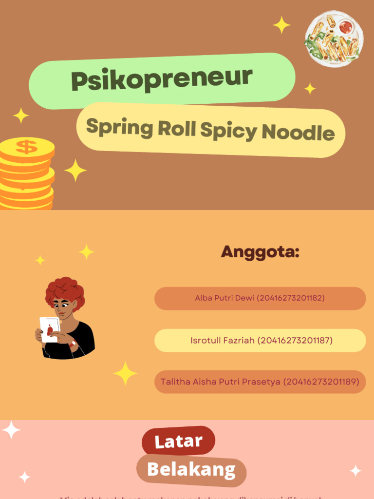 Spring Roll Preneur | PDF
