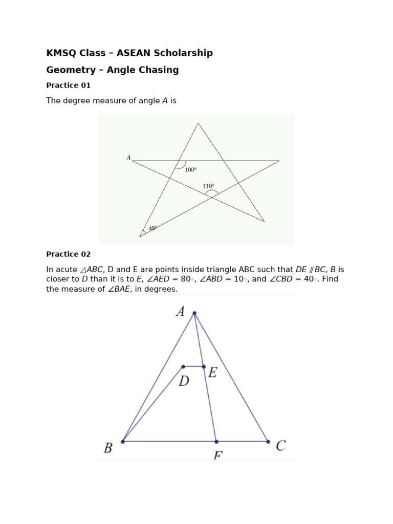 Geometry - Angel Chasing | PDF