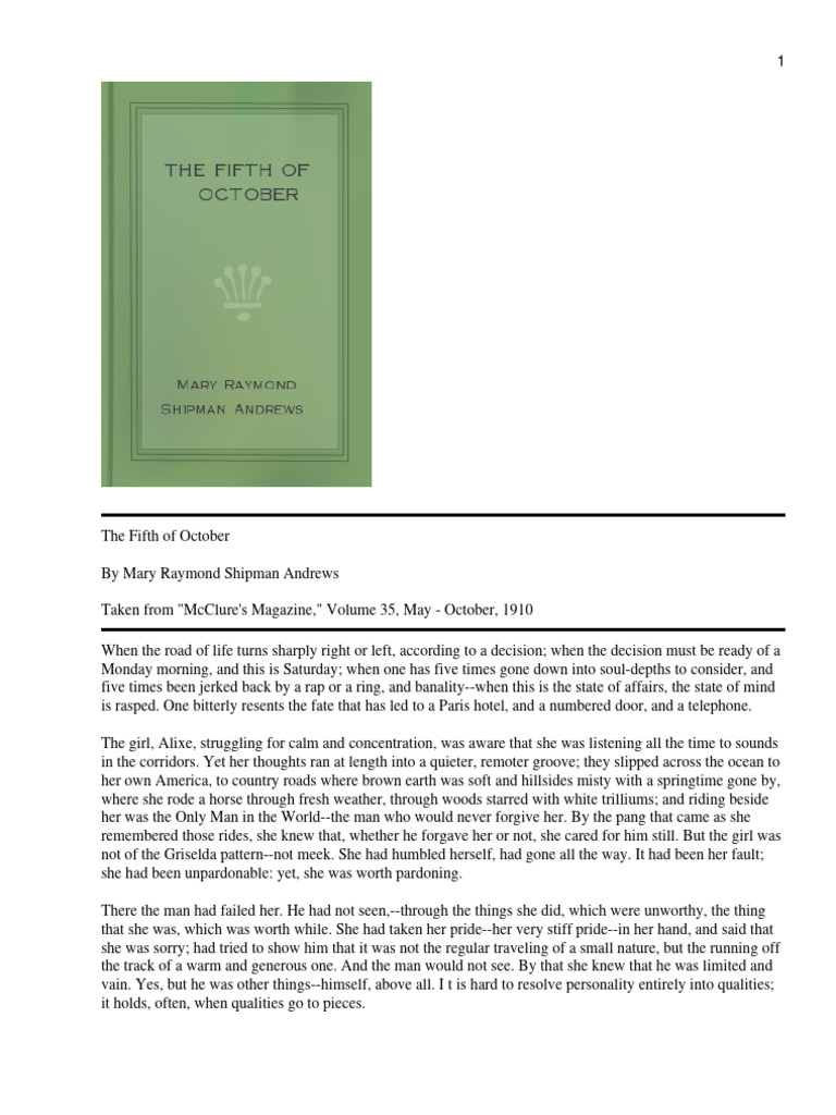 The_Fifth_of_October | PDF | Marie Antoinette