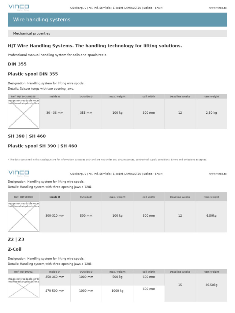 Wire handling systems | PDF