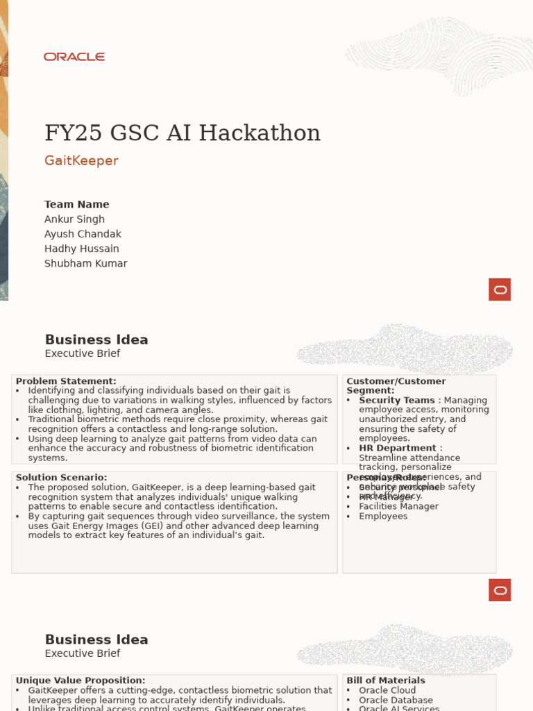GSC - AI - Hackathon - FY25 (Submission Template) - v1 | PDF ...