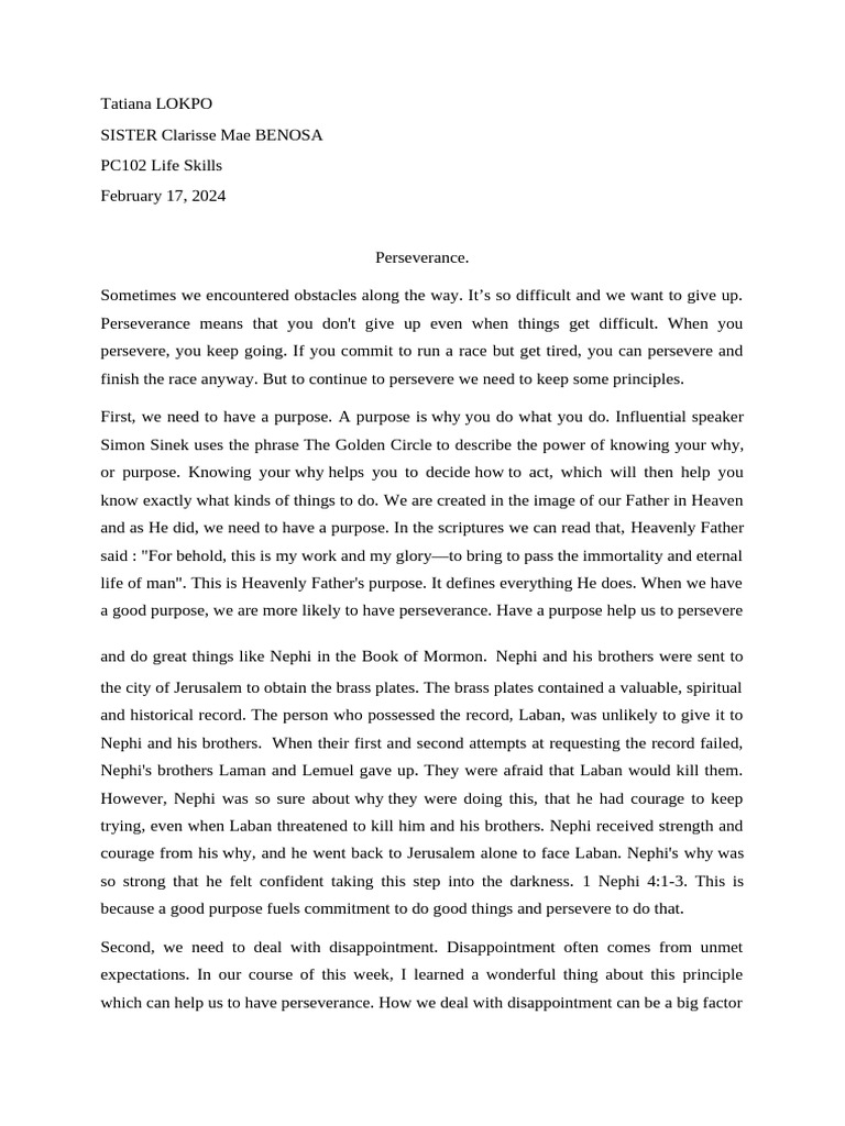 PC102 W06 Informative Essay | PDF | Mormonism | Book Of Mormon