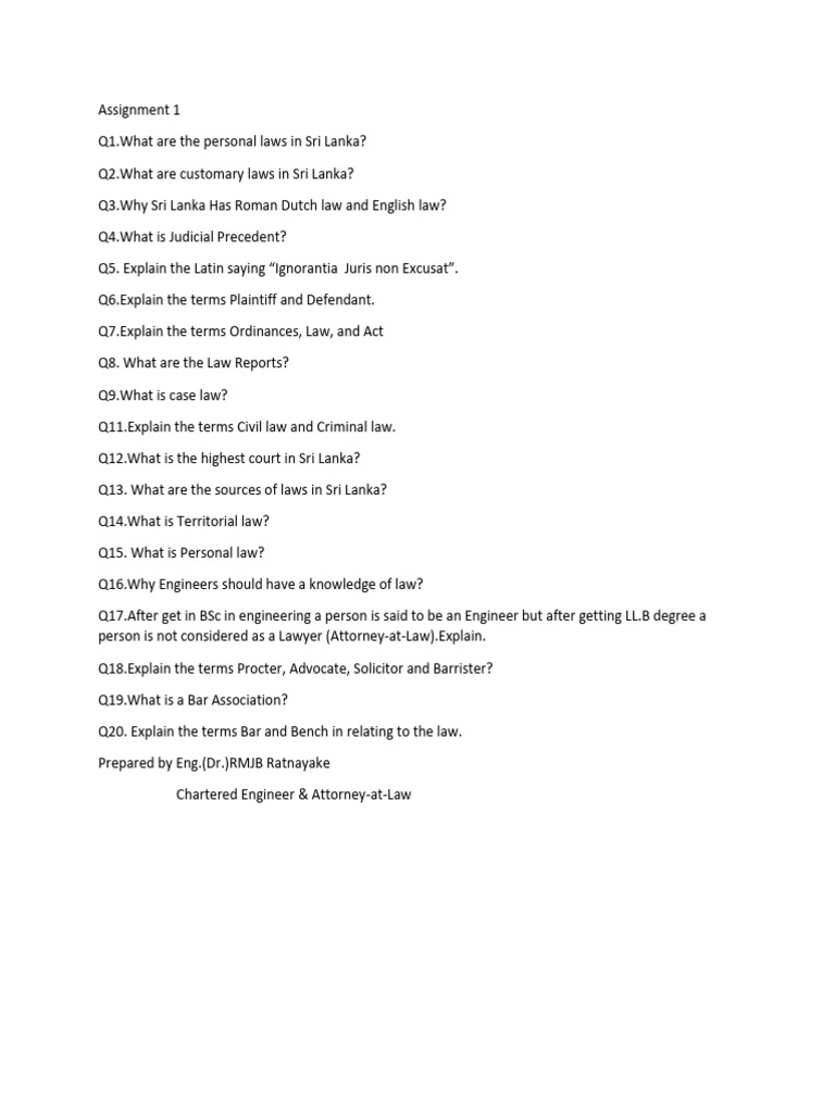 Assignment 1 | PDF