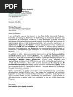 TAS in House 2024 Guidelines For Application | PDF | Graduate ...