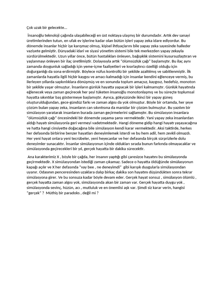 XX SİNOPSİS DRAFT 1 | PDF