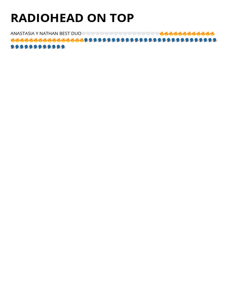 Radiohead On Top???? - 20241218 - 094930 - 0000 | PDF