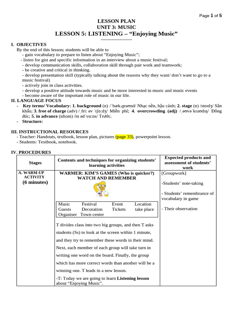 Unit 3 Listening G10 | PDF | Question | Cognition