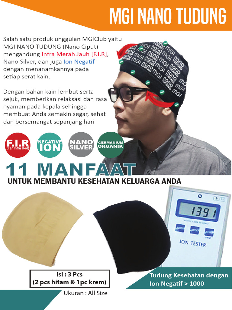 Manfaat Kesehatan MGI Nano Tudung | PDF