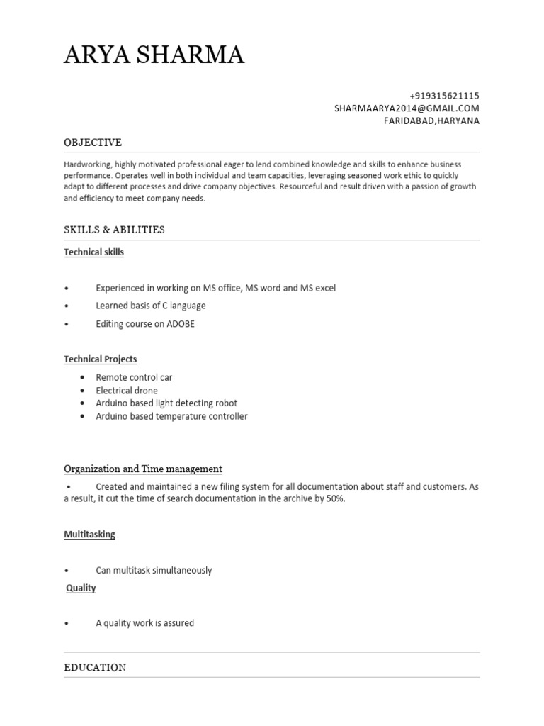 cv (2) | PDF