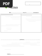 RTGS Form | PDF | Banks | Indemnity