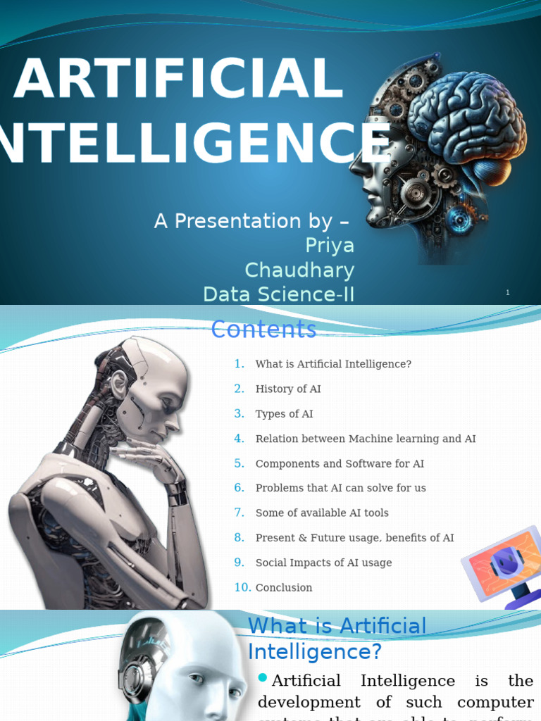 Artificial - Intelligence - Presentation (FINAL) | PDF | Artificial Intelligence | Intelligence ...
