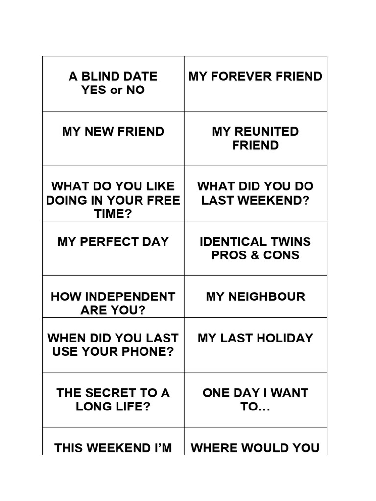 Usmeni - Pre Intermediate A | PDF