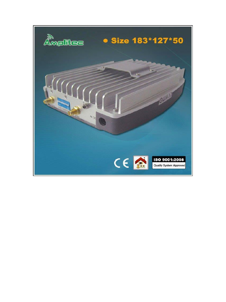 Amplitec - C10HG Power Repeater | PDF