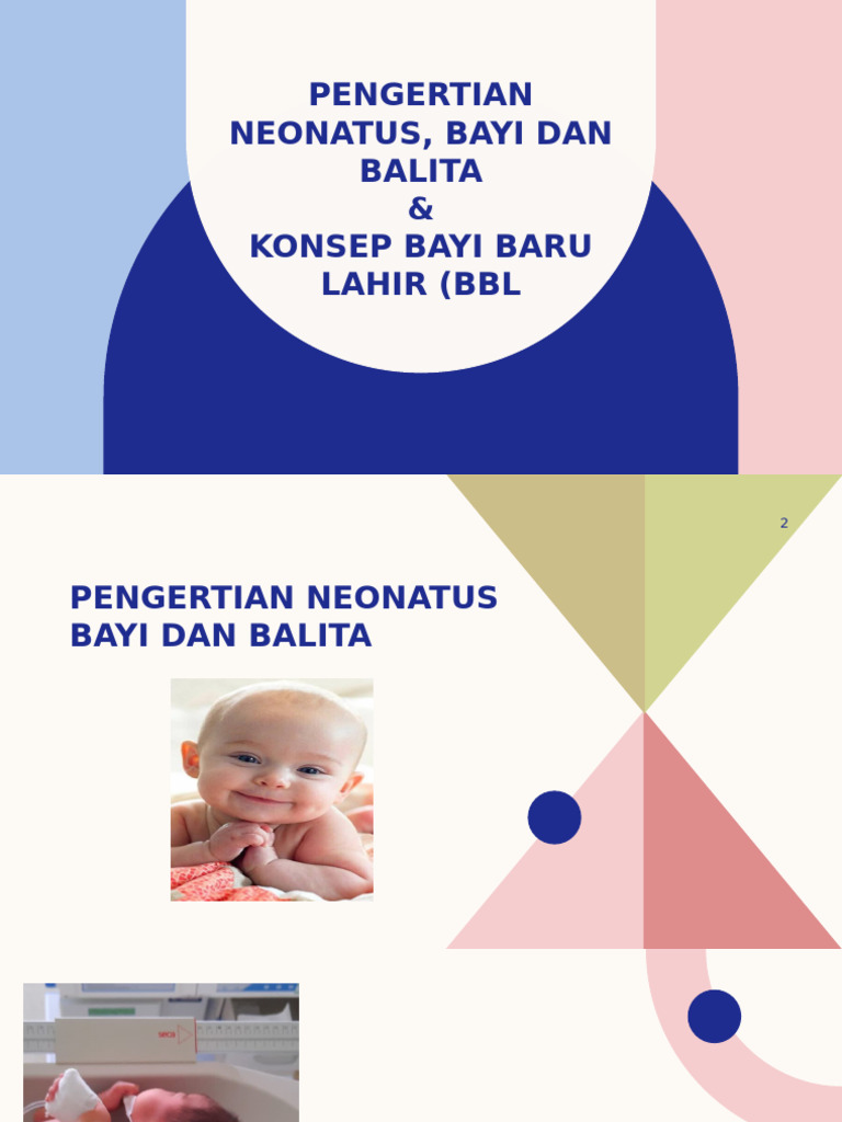 Pengertian Neonatus, Bayi Dan Balita | PDF