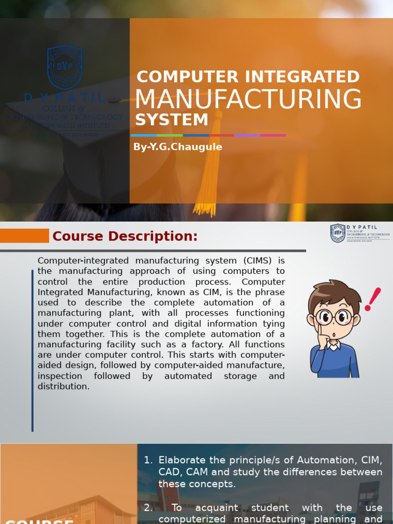Computer Integrated Manufacturing Systems | PDF | Automation | Internet ...