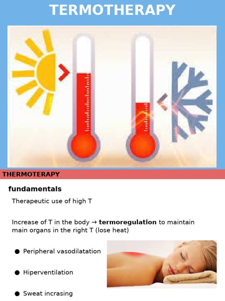 Thermotherapy and Cryotherapy Guide | PDF