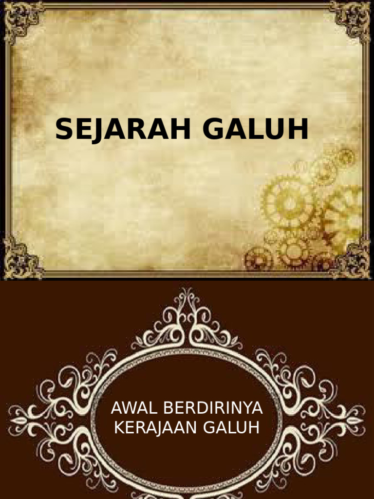 Sejarah Awal Kerajaan Galuh | PDF