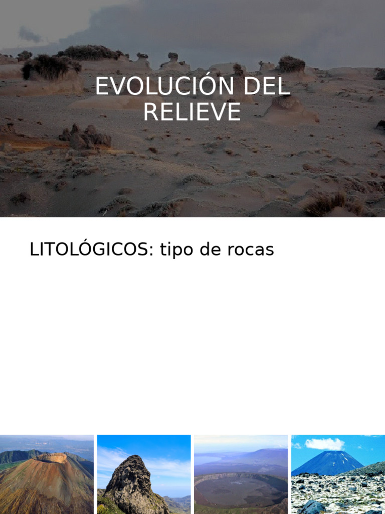 Tipos de Relieves | PDF