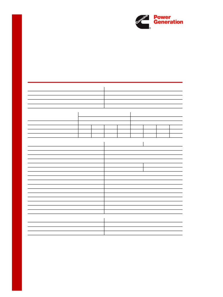KTA19 Rebranded Datasheets | PDF | Diesel Engine | Engines