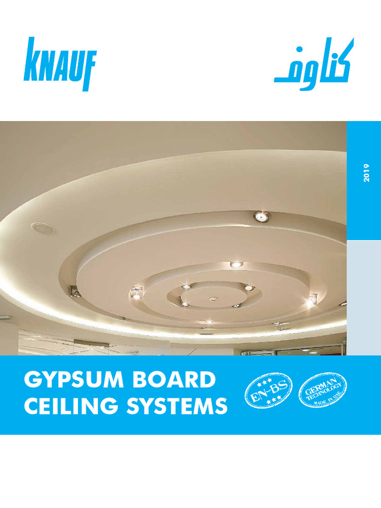 KNAUF Egypt TDS - Systems - Ceiling - EnBS Omega 2019 | PDF | Drywall | Wall