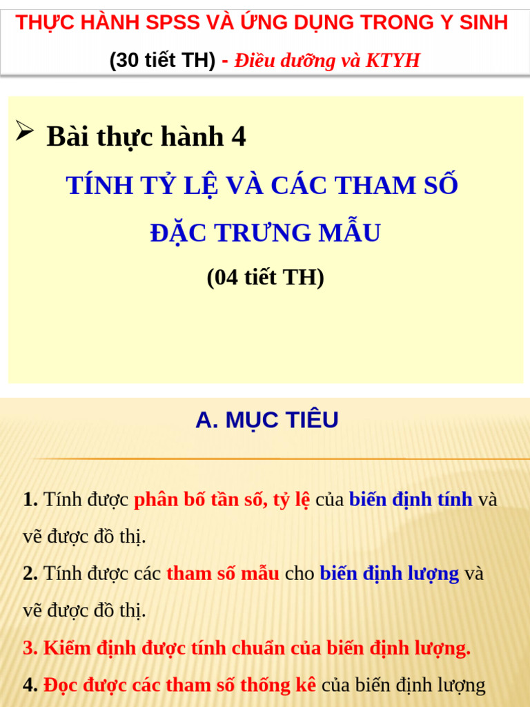 Bai TH4. Tinh Ty Le-Cac Tham So Mau (04TH) | PDF