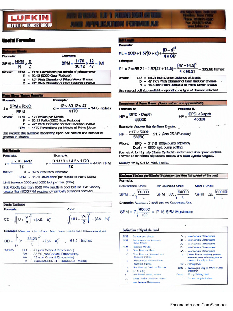Formulas Balancines | PDF