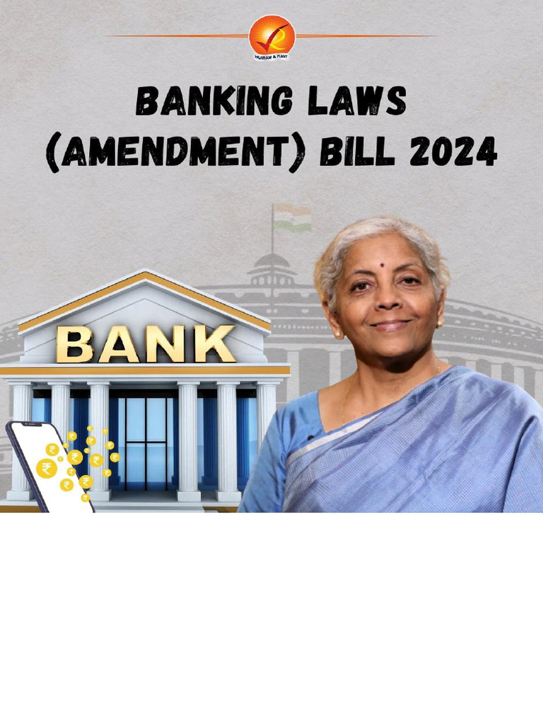 Banking Laws (Amendment) Bill 2024 | PDF
