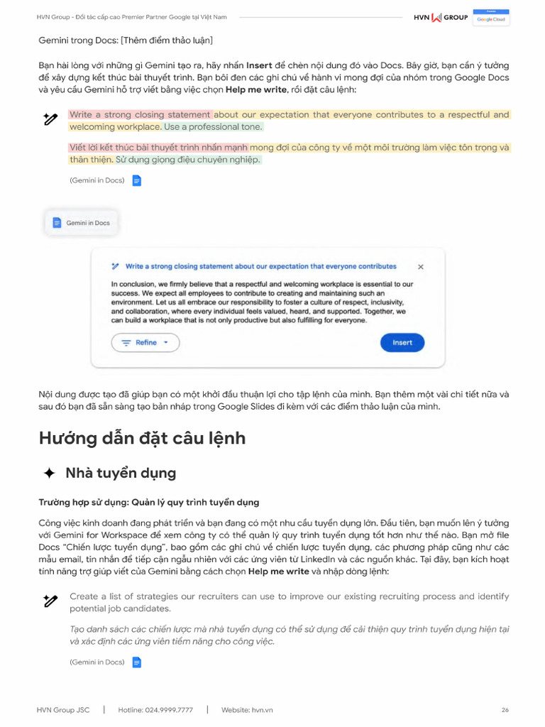 Gemini for Google Workspace Prompt Guide (P26-40) | PDF