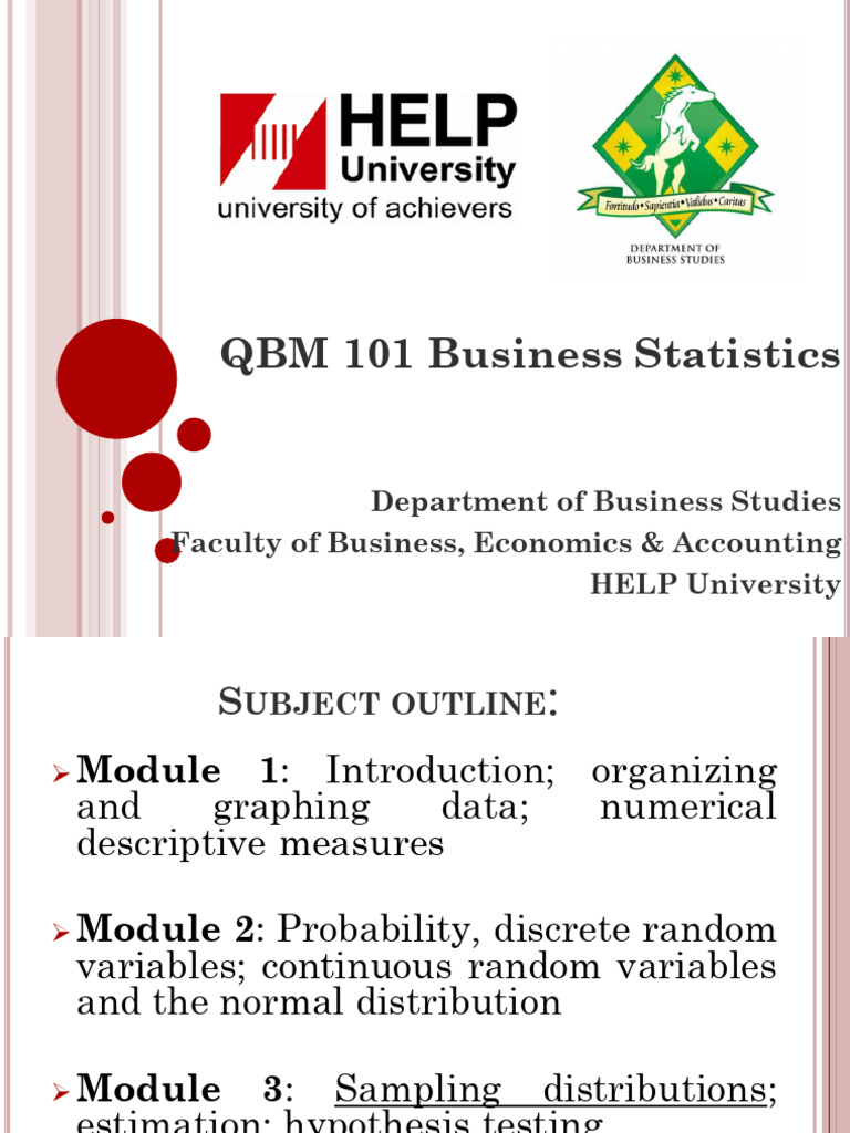 QBM101_chapter7 | PDF | Probability Distribution | Errors And Residuals