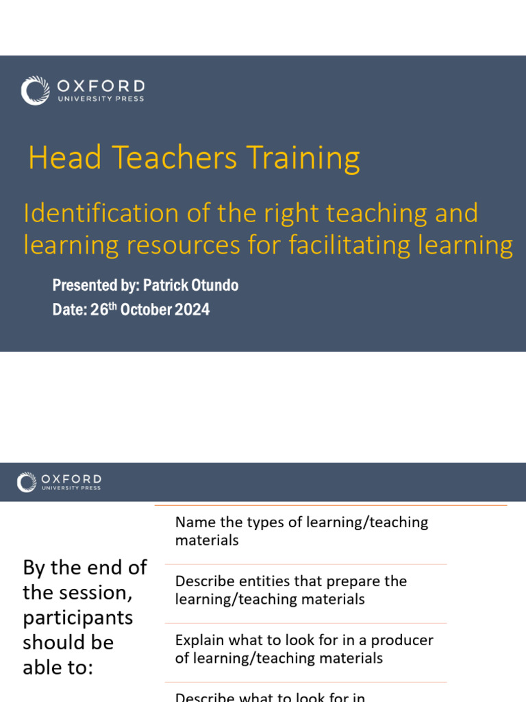 How To Identify Teaching Materials | PDF | Learning | Curriculum