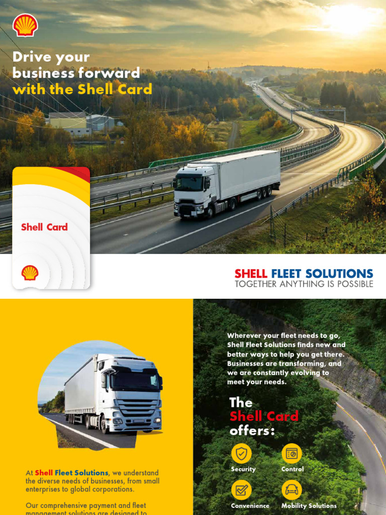 Shell Card: Fuel Management Solutions | PDF | Payments | Credit Card