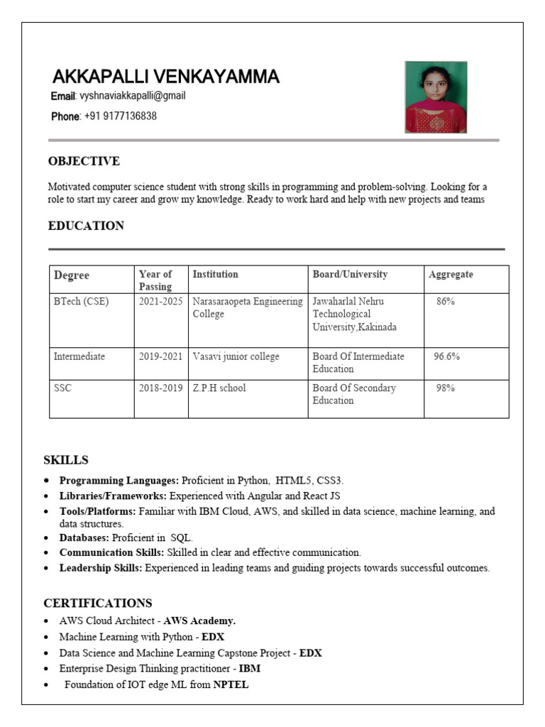 resume 3 | PDF | Machine Learning | Amazon Web Services