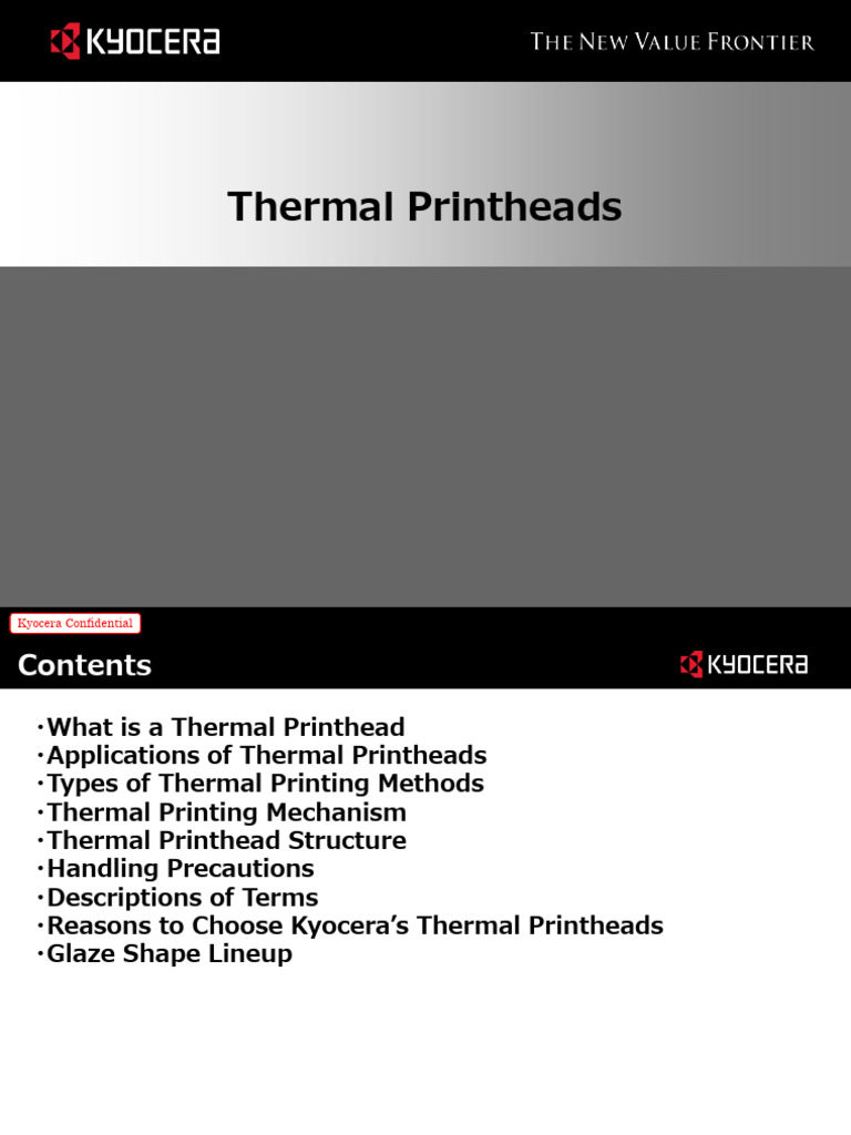 tfc_tech_info (3) | PDF | Printer (Computing) | Electrical Resistance And Conductance