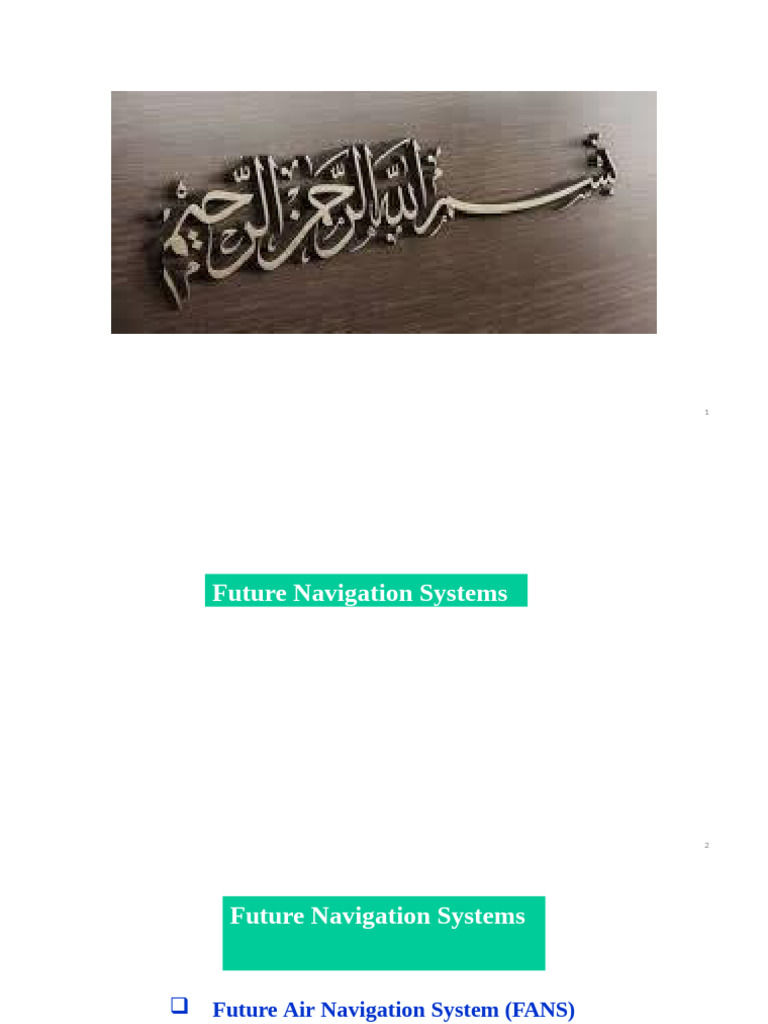 Nav-Lect-7&8 Future Nav-Sys | PDF | Global Positioning System | Aviation